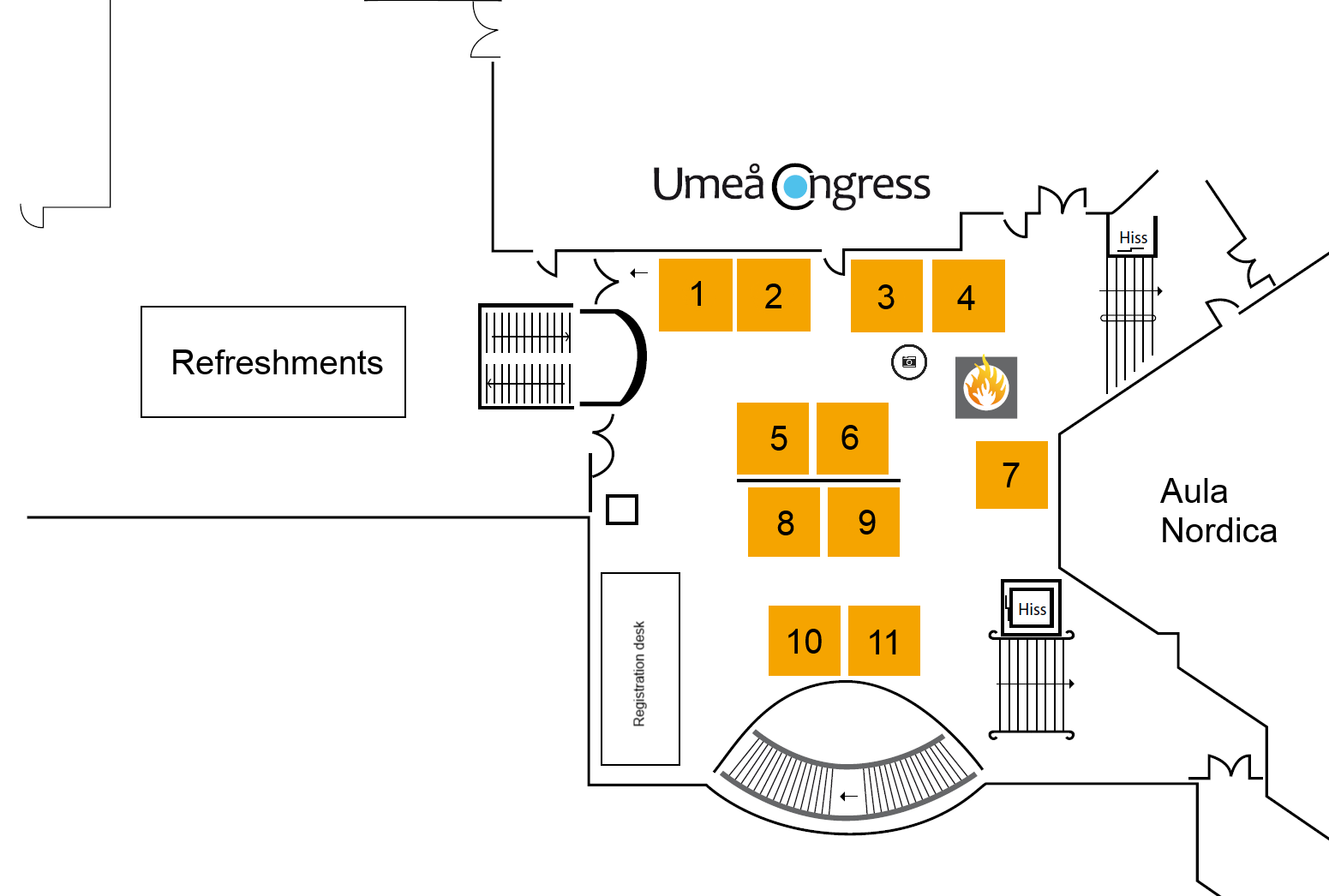 Exhibition layout – Eunis 2014